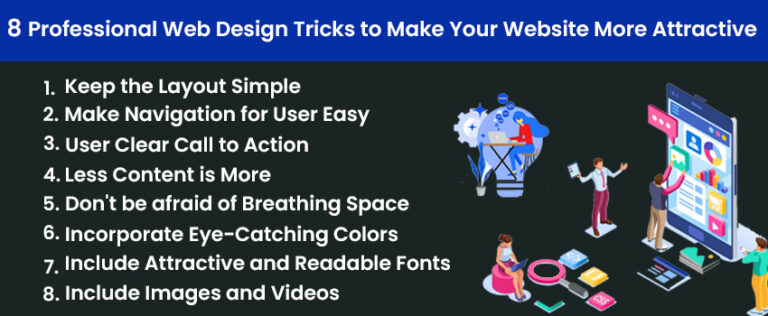 8 Web Design Tricks for Attractive Websites